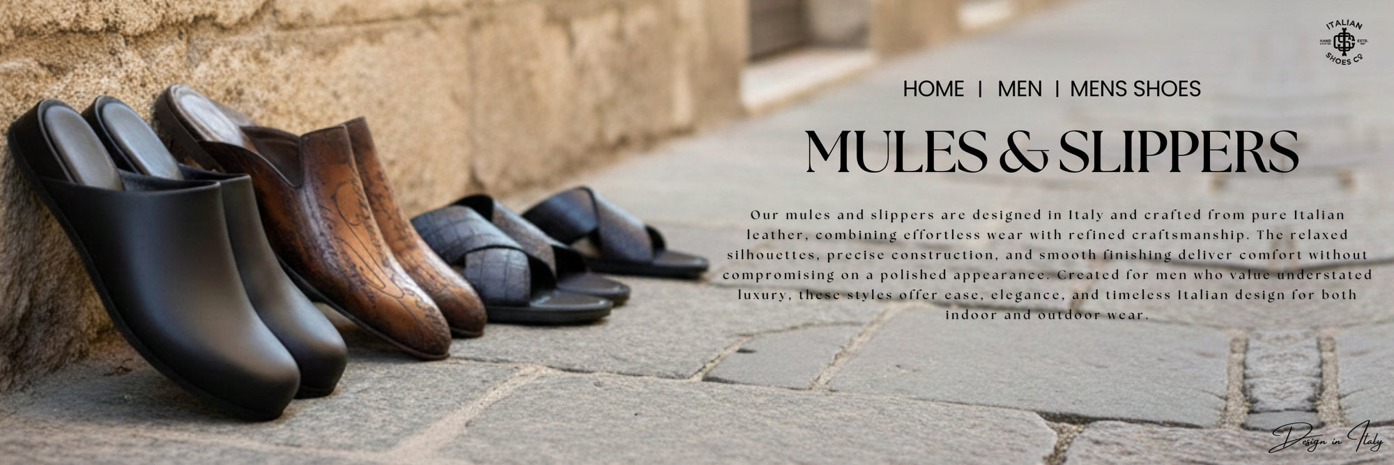 Buy leather Mules Slippers Online in India