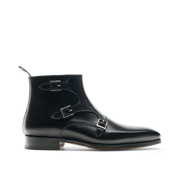 Jagger Triple Monkstrap Ankle Boot – Italian Shoes