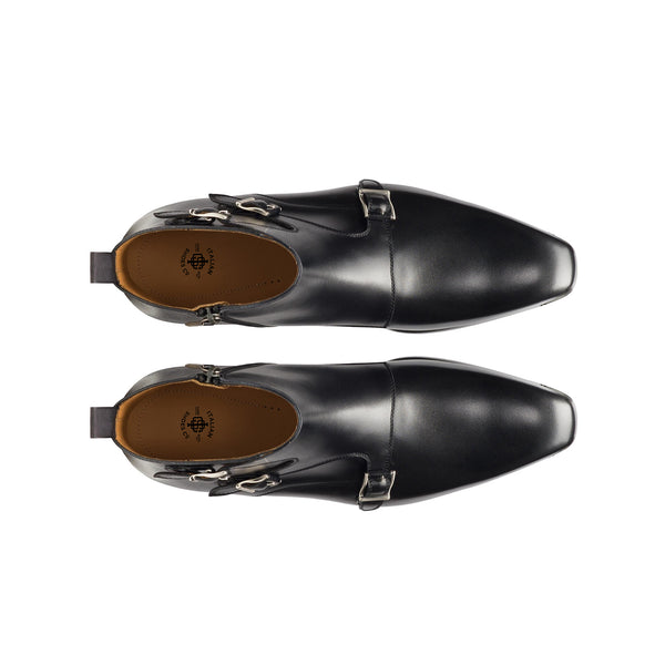 Jagger Triple Monkstrap Ankle Boot – Italian Shoes