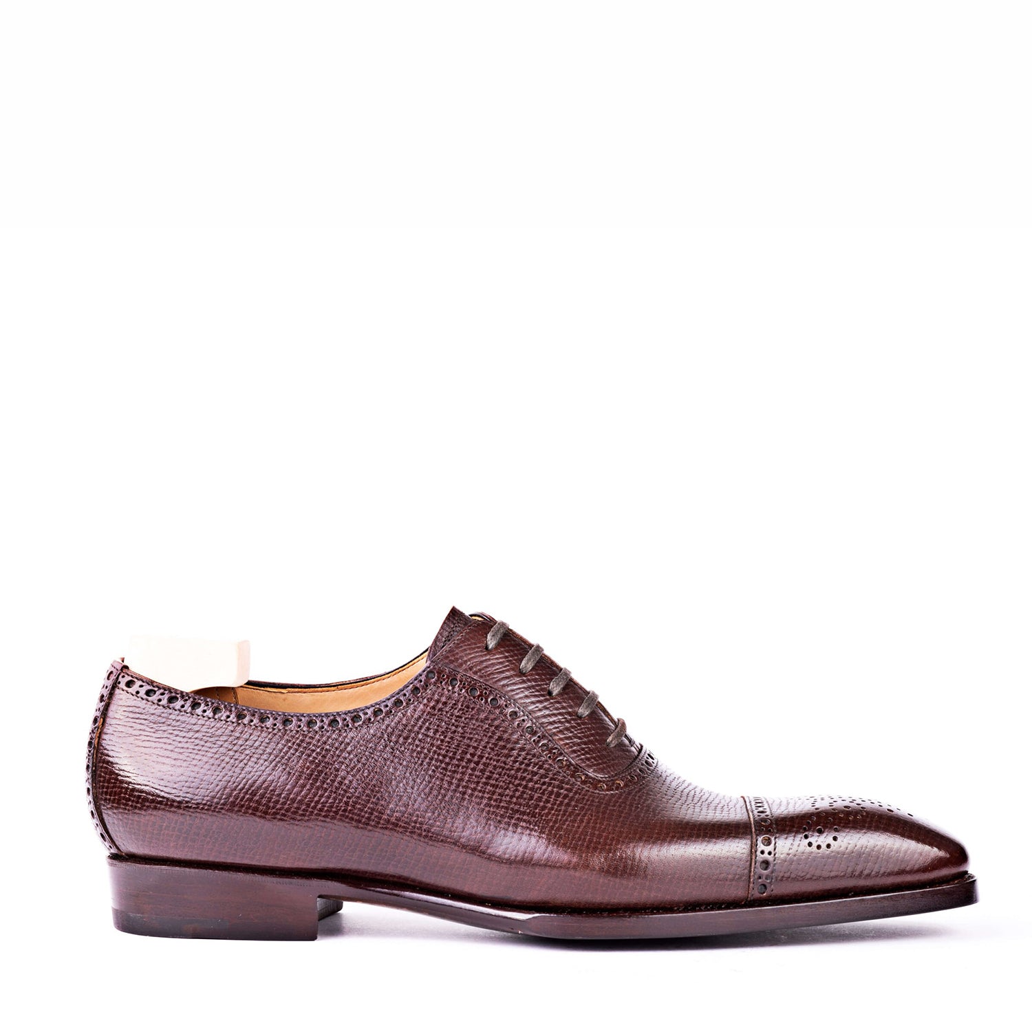 Handmade Cap-Toe Leather Formal Oxford Shoes